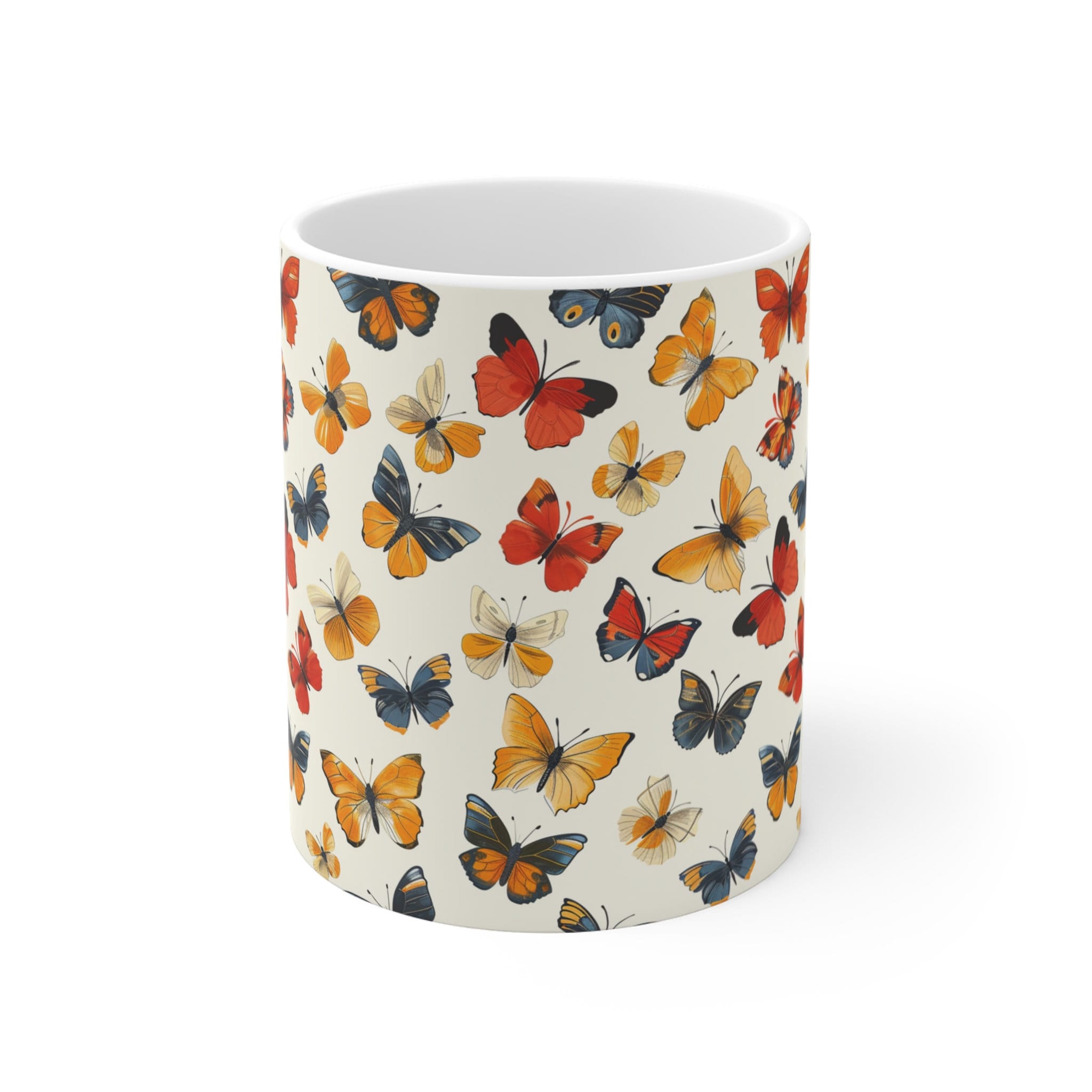 Butterflies Mug Butterfly Tea Cup Butterflies Art Butterfly Mug Cool ...