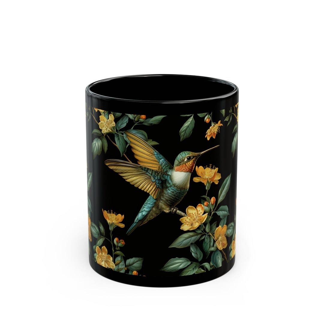 Hummingbird Mug Calibri Tea Cup Bird Art Wildlife Mug USA Calibri Mug ...
