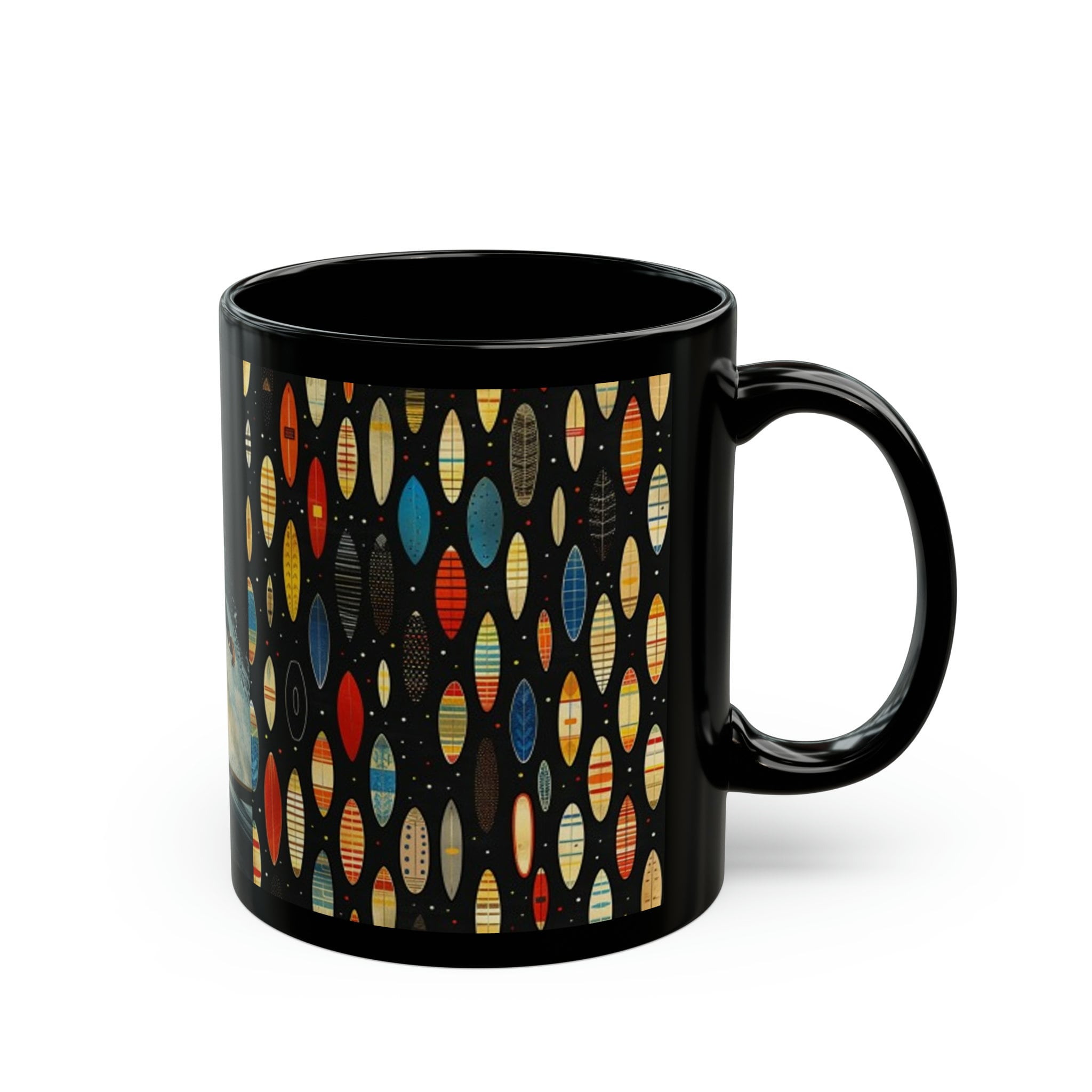 Surf Coffee Mug Surfing Tea Cup Ocean Shore Mug Surfer Beach Art Mug ...