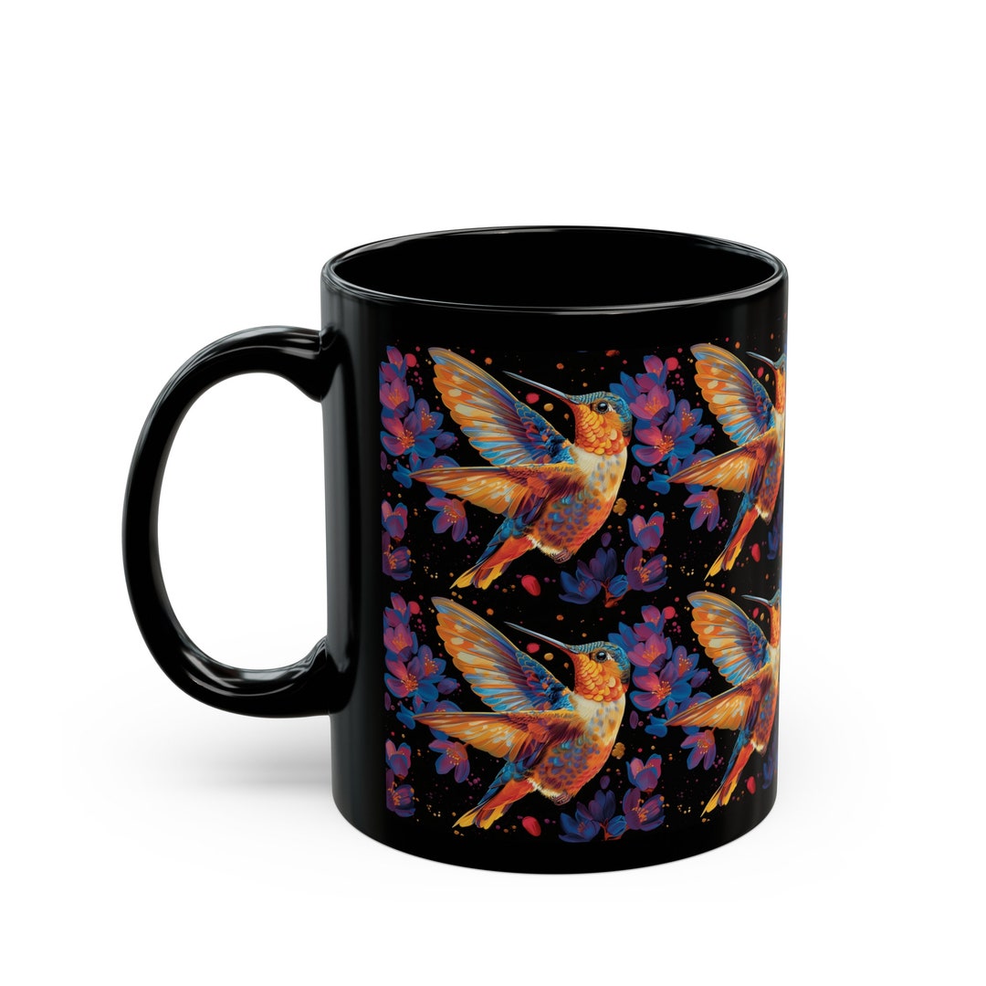 Hummingbird Mug Calibri Tea Cup Bird Art Wildlife Mug USA Calibri Mug ...