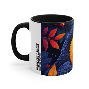 Wildlife Coffee Mug Toucan Tea Cup Exotic Rainforest Swamp Cup Funny ...