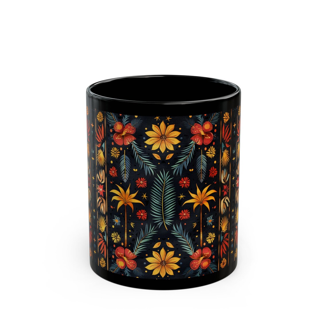Pacific Islands Mug Tongan Tea Cup Maori Art Tamoko Mug Pasifika Mug ...