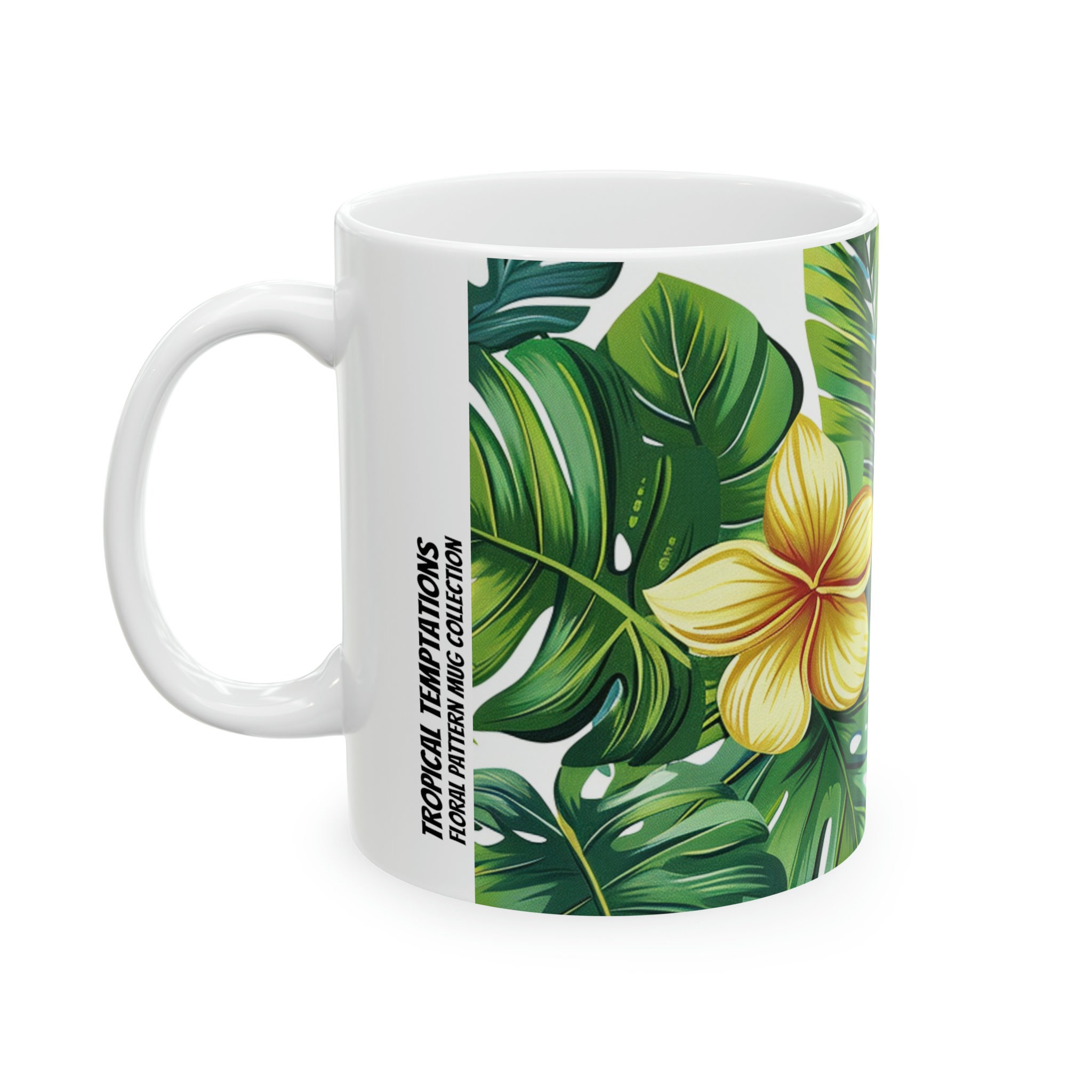 Tropical Coffee Mug Tropics Tea Cup Blossom Flower Cute Tropicana ...
