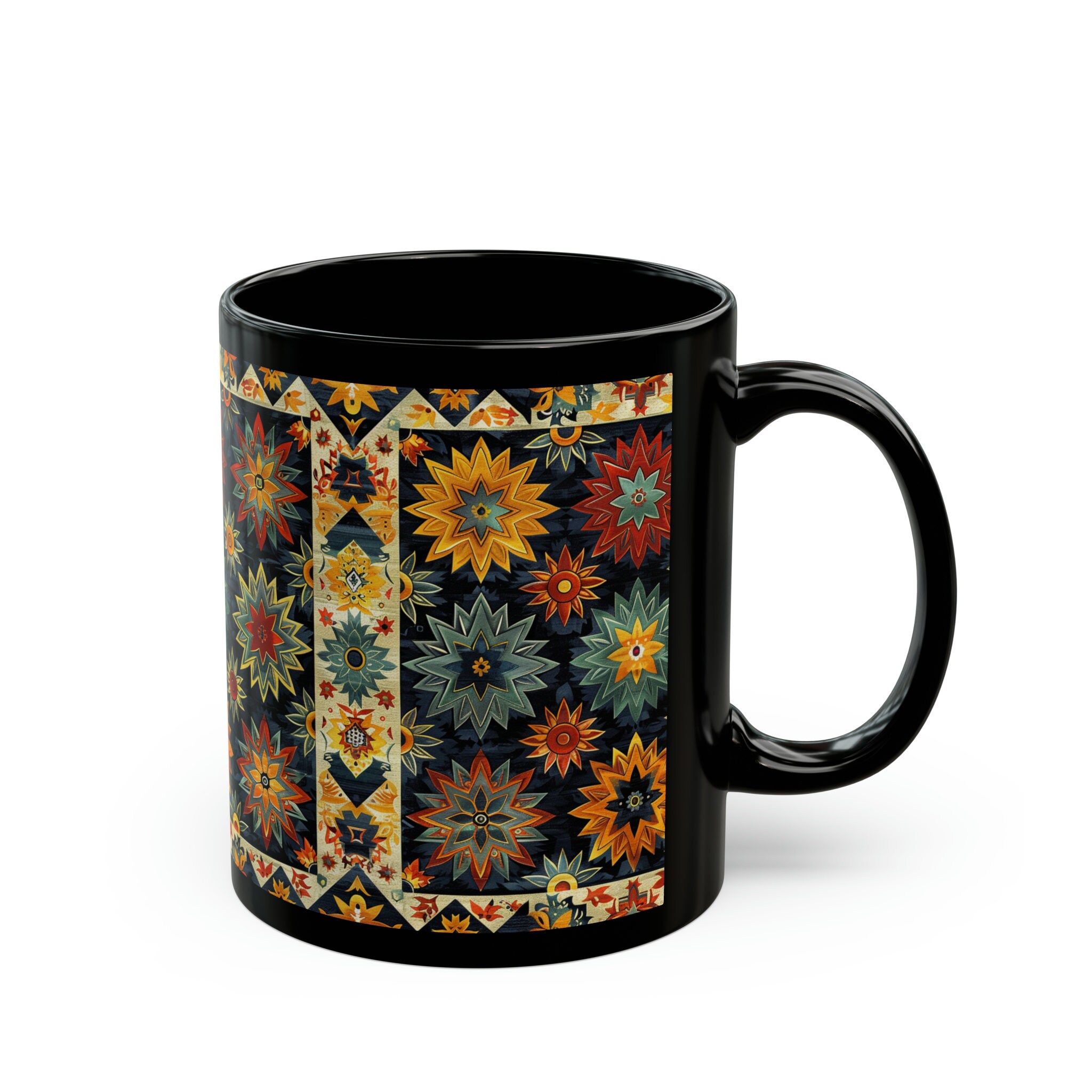 Latin American Tribe Inspired Patterns Mug Aztec Design Tea Cup Inca ...