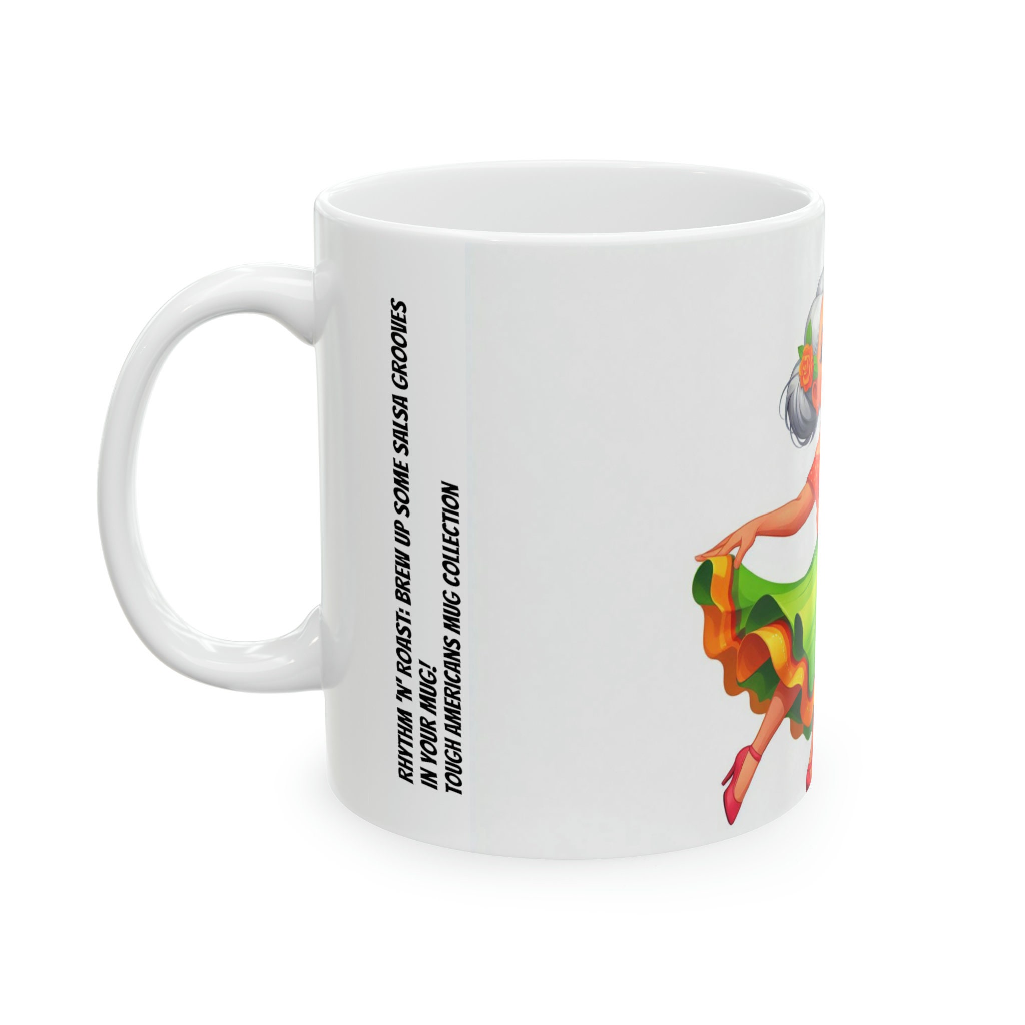 Salsa Dance Coffee Mug Latin Dance Tea Cup Salsa Mug Colorful Latin Art ...