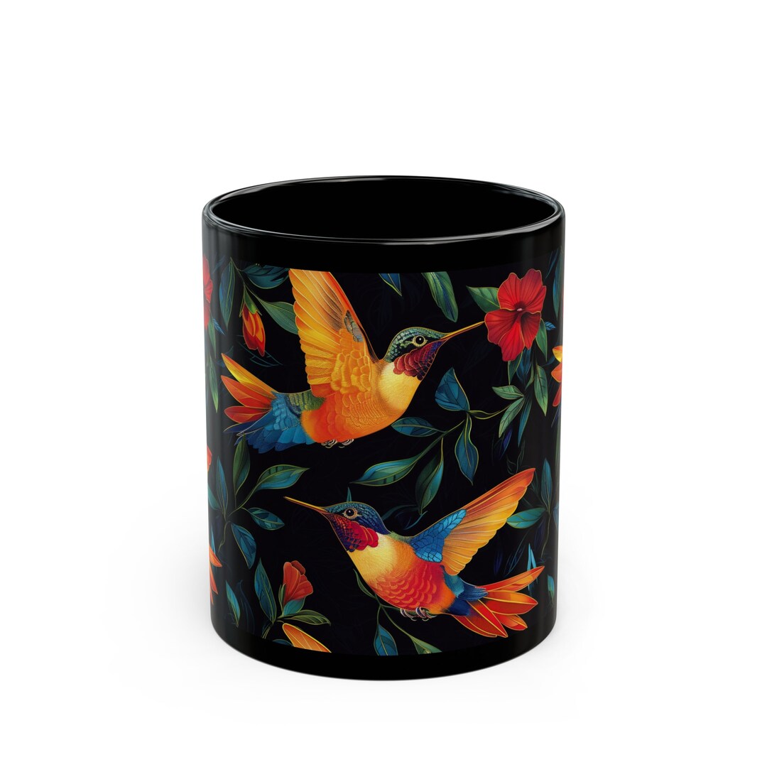 Hummingbird Mug Calibri Tea Cup Bird Art Wildlife Mug USA Calibri Mug ...