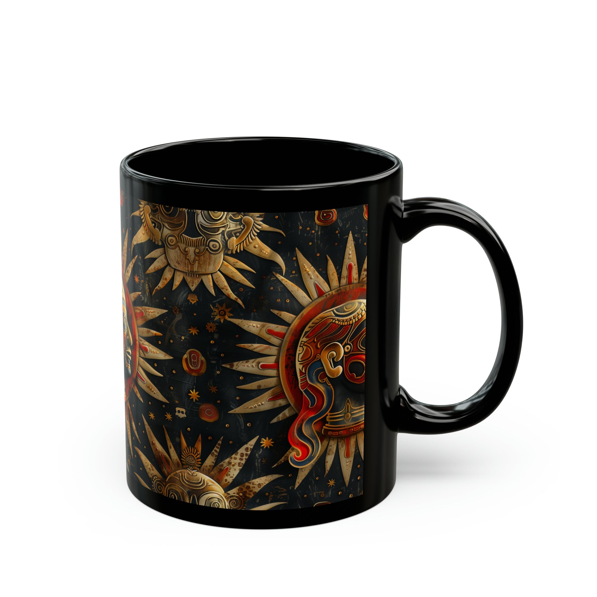 Latin American Tribe Inspired Patterns Mug Aztec Design Tea Cup Inca ...