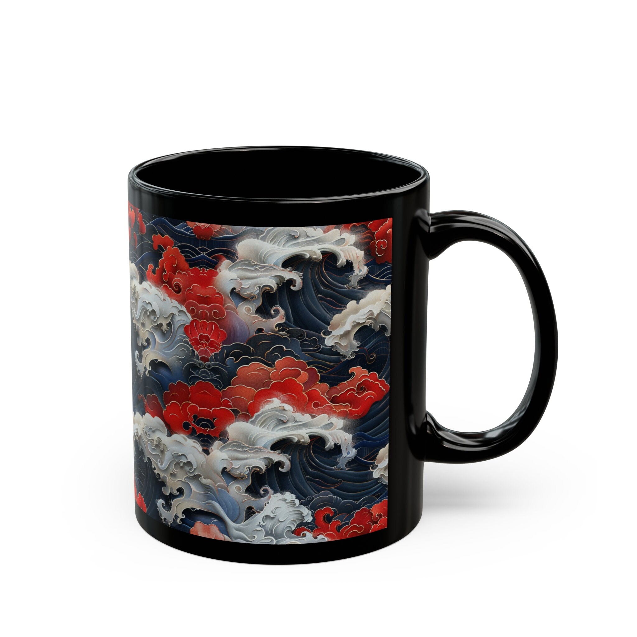 Pacific Islands Mug Tongan Tea Cup Maori Art Tamoko Mug Pasifika Mug ...