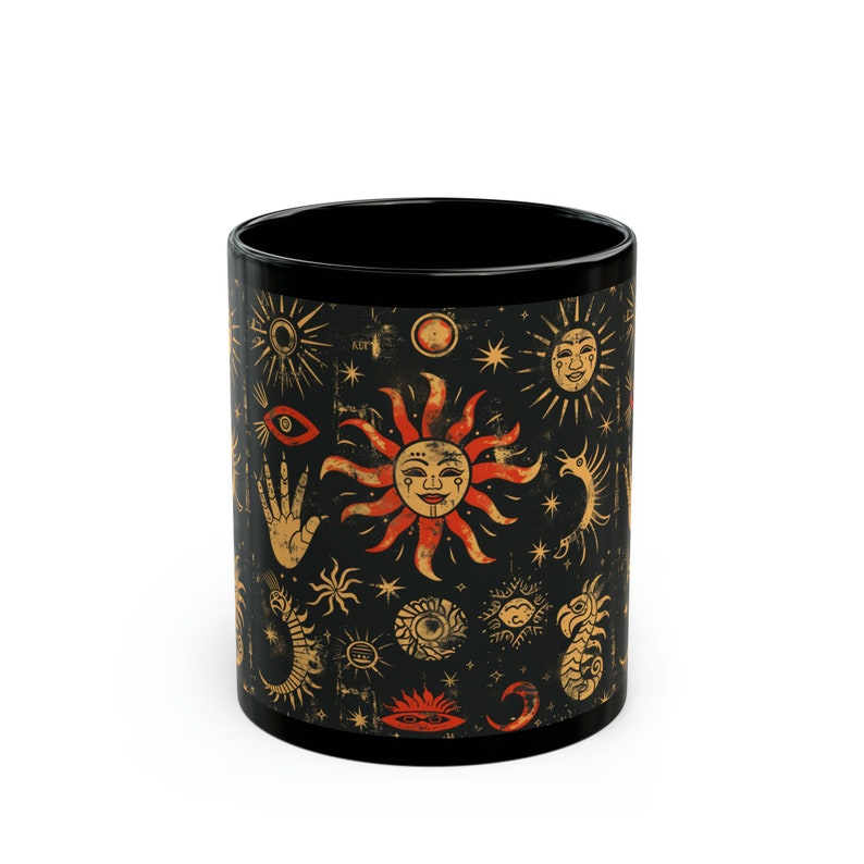 Latin American Tribe Inspired Patterns Mug Aztec Design Tea Cup Inca ...