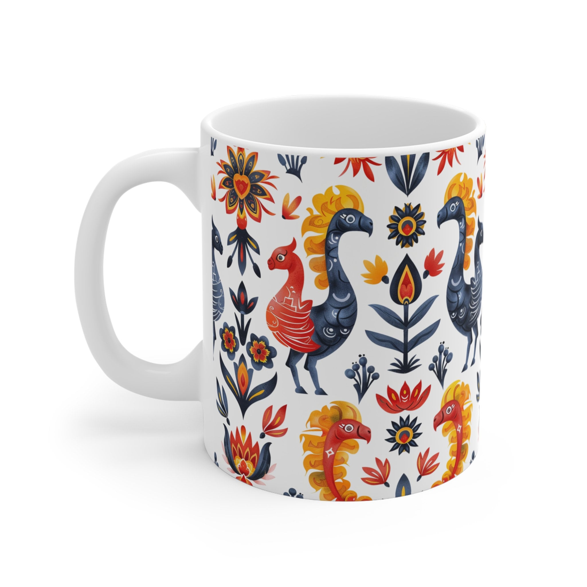 Latin American Tribe Inspired Patterns Mug Aztec Design Tea Cup Inca ...