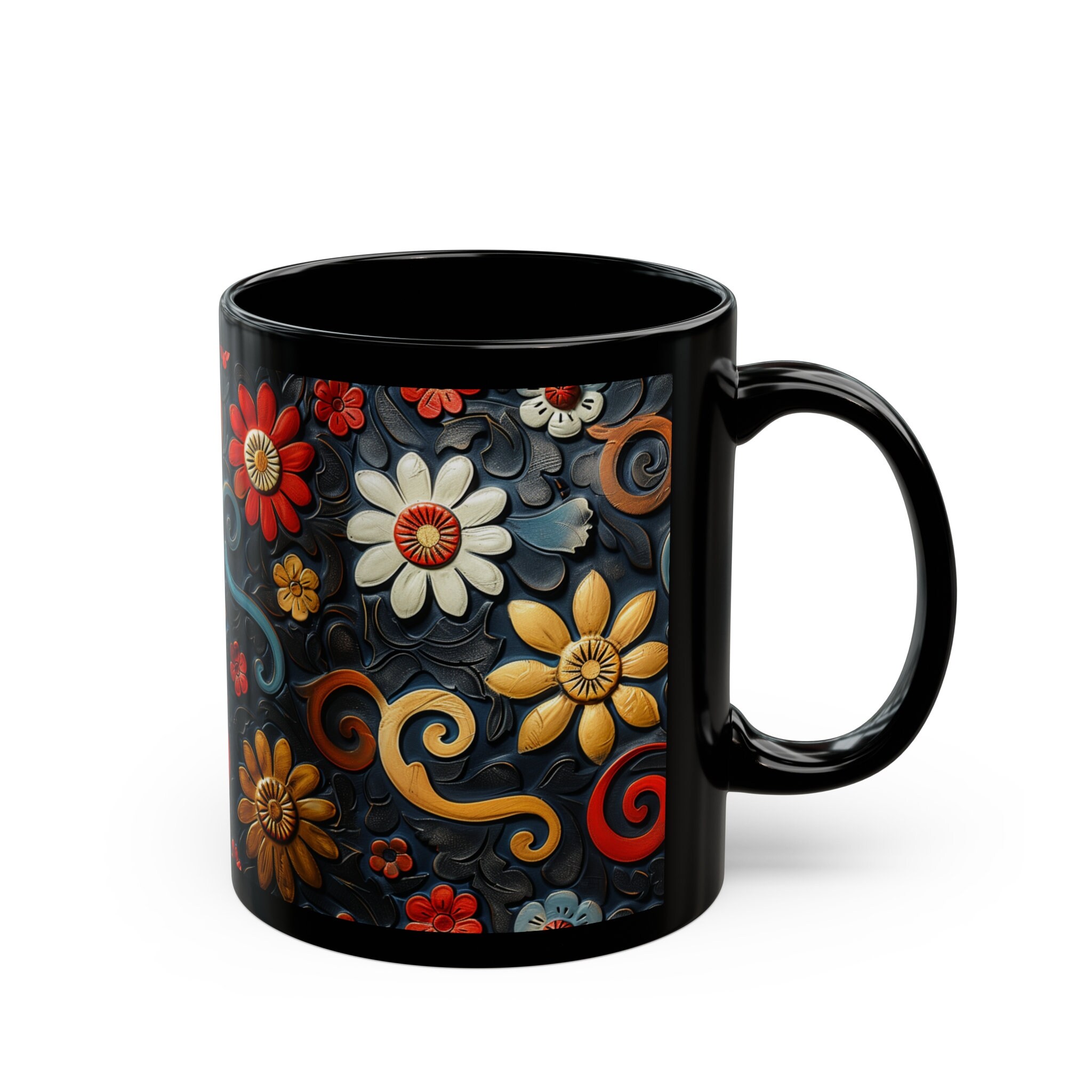 Pacific Islands Mug Tongan Tea Cup Maori Art Tamoko Mug Pasifika Mug ...