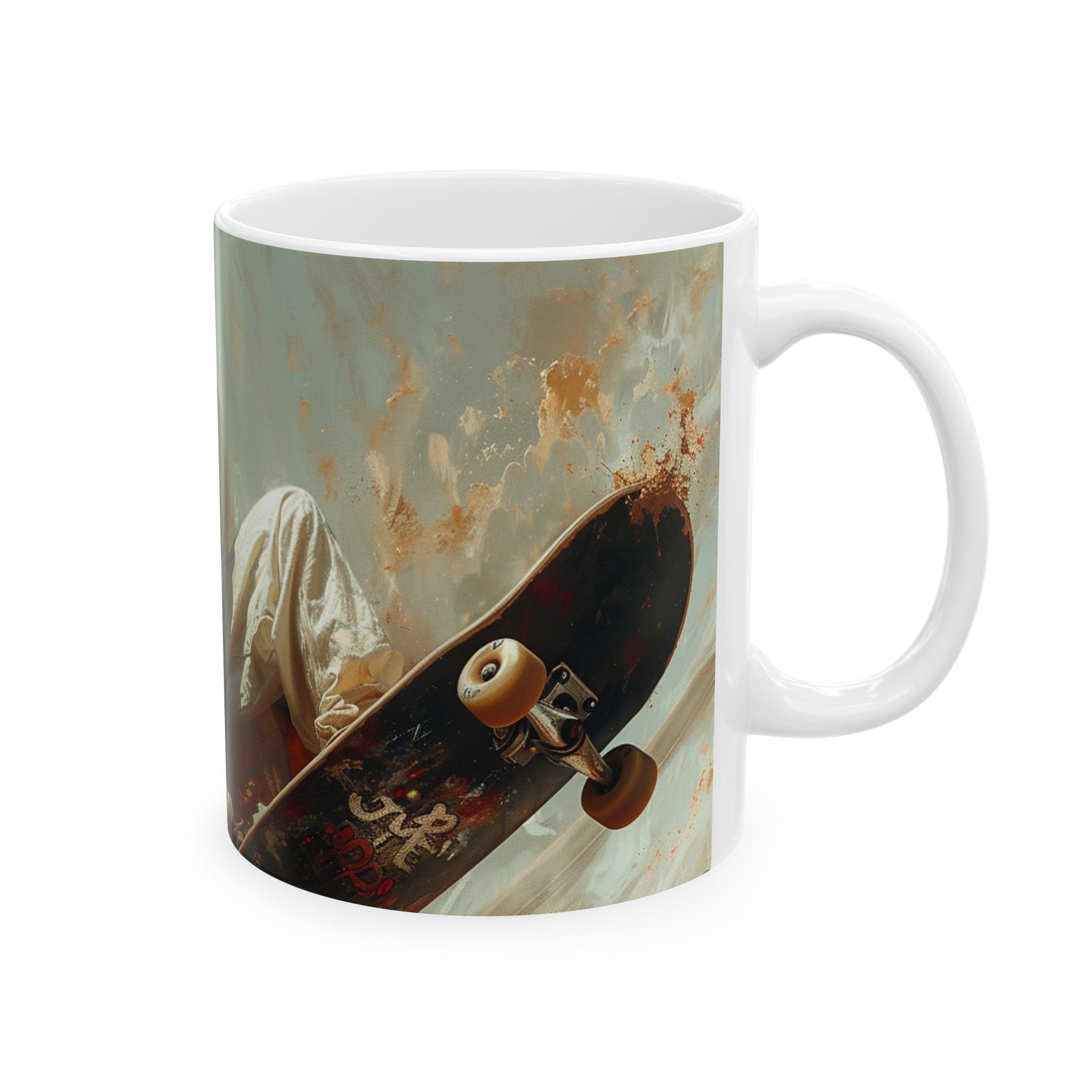 Skateboarding Coffee Mug Skateboard Tea Cup Skate Mug Extreme Sports ...