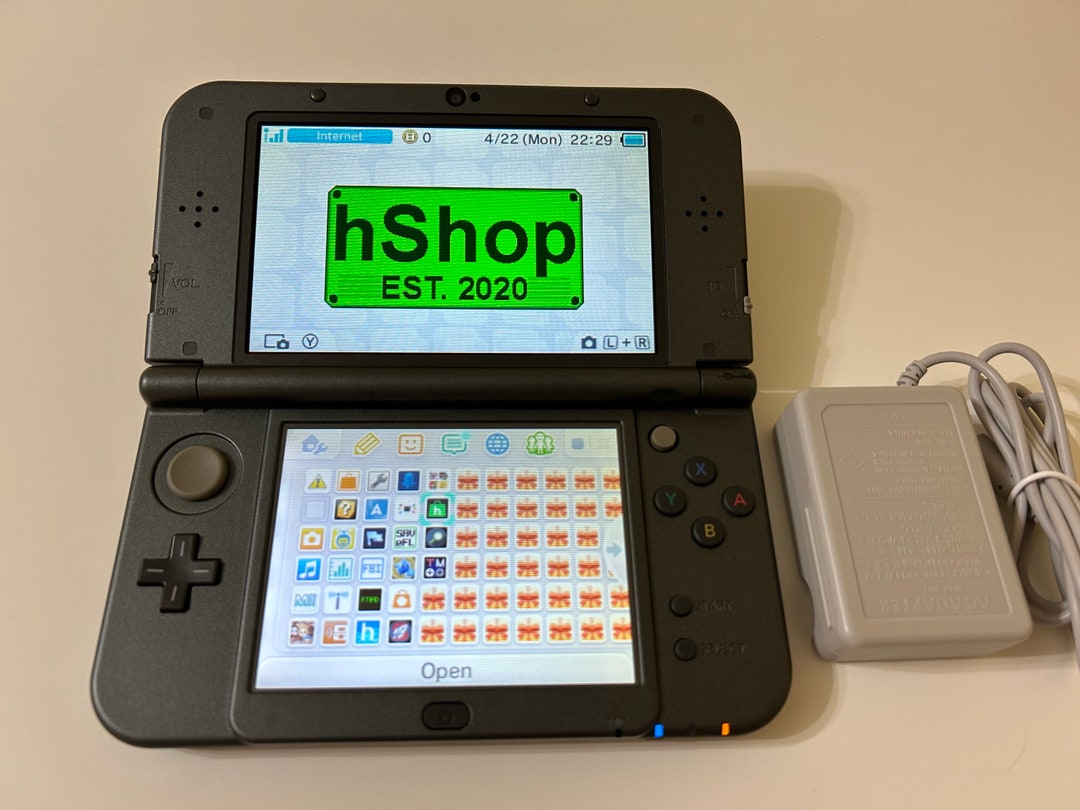 Modded New 3DS XL Ll Gray W 128GB Sd Card Pre Loaded/top IPS /6792 /US ...