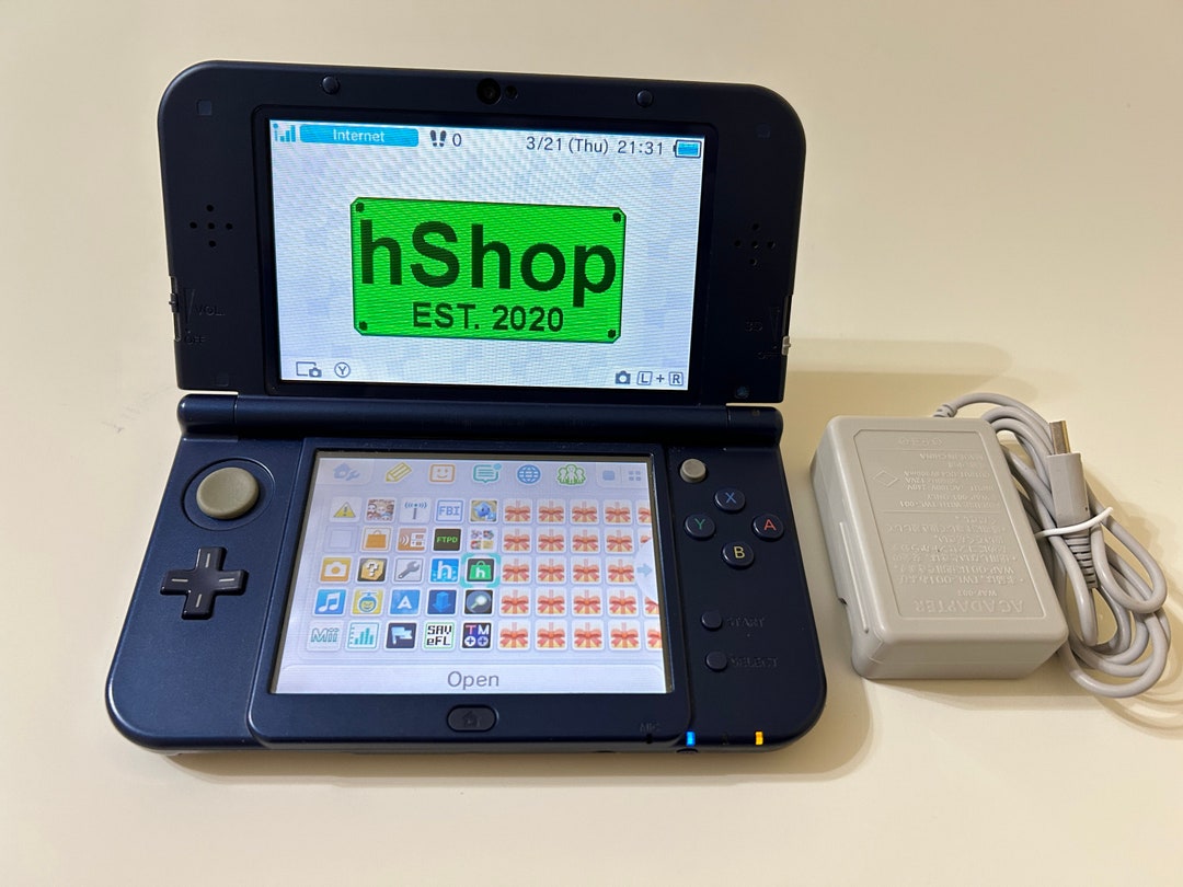 Modded New 3DS XL LL Blue W 128GB Sd Card W Games Loaded /mint /US ...