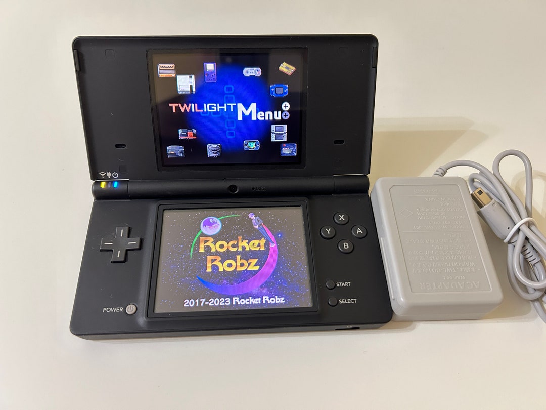 Modded Dsi Black W 4GB Sd Card Fully Loaded/near Mint /0389 /US Seller ...