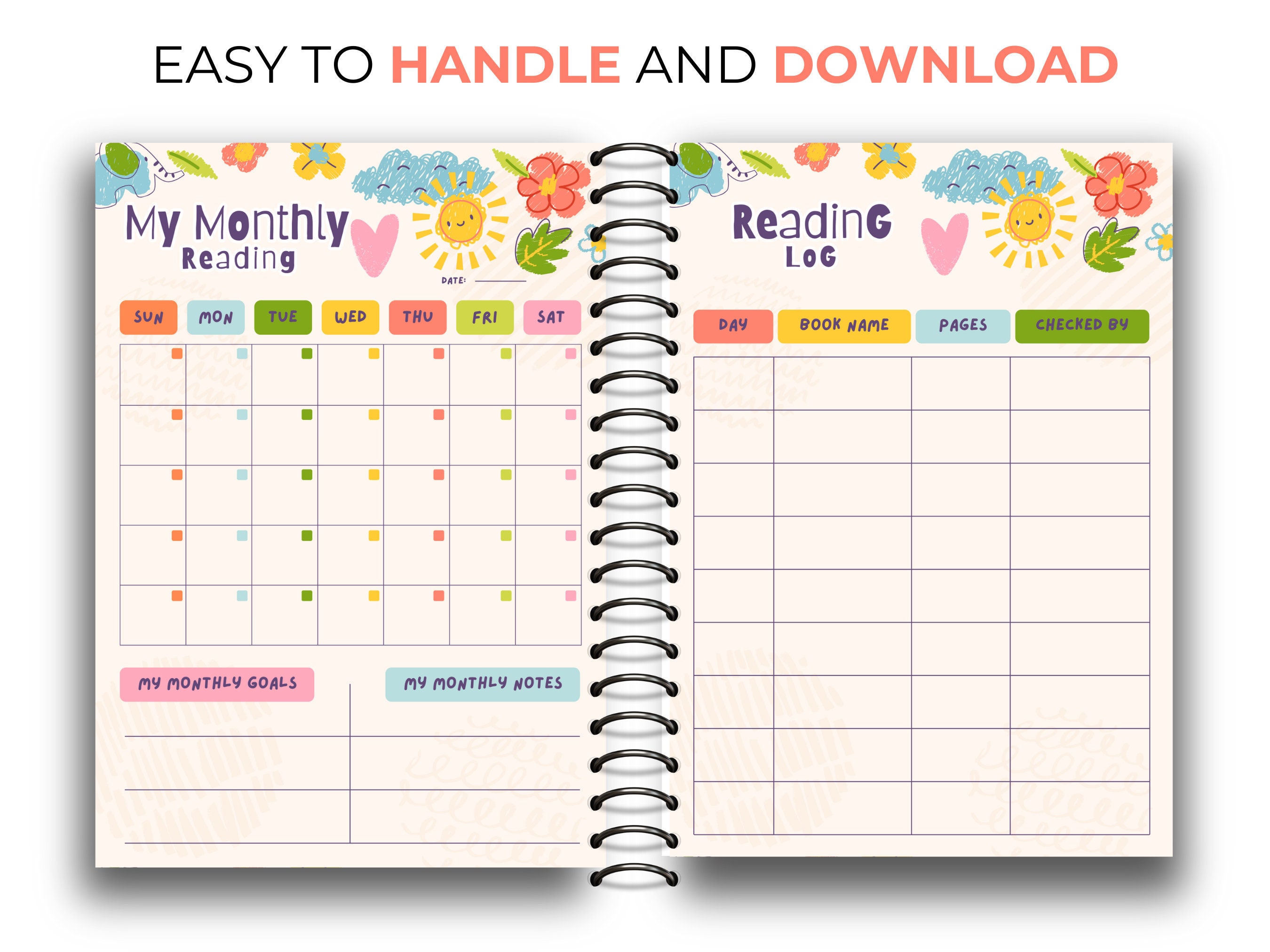 Productive Reading Planner Homeschool Screen Free Toddler Activity ...