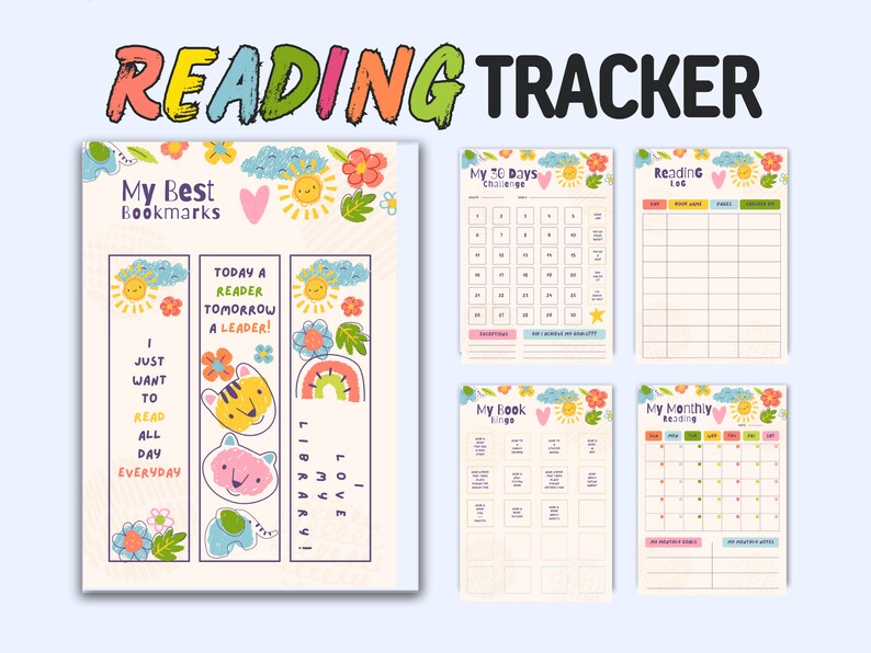 Productive Reading Planner Homeschool Screen Free Toddler Activity ...