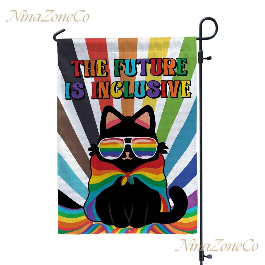 Amare Box Pride Month Flag, Pride Cat the Future is Inclusive, Pride ...