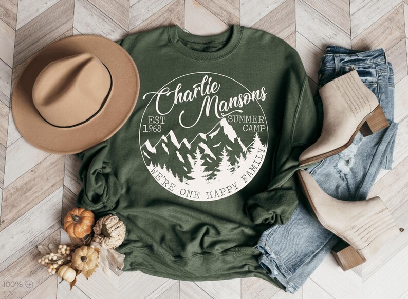 Serial Killer Charles Manson Sweater - Etsy