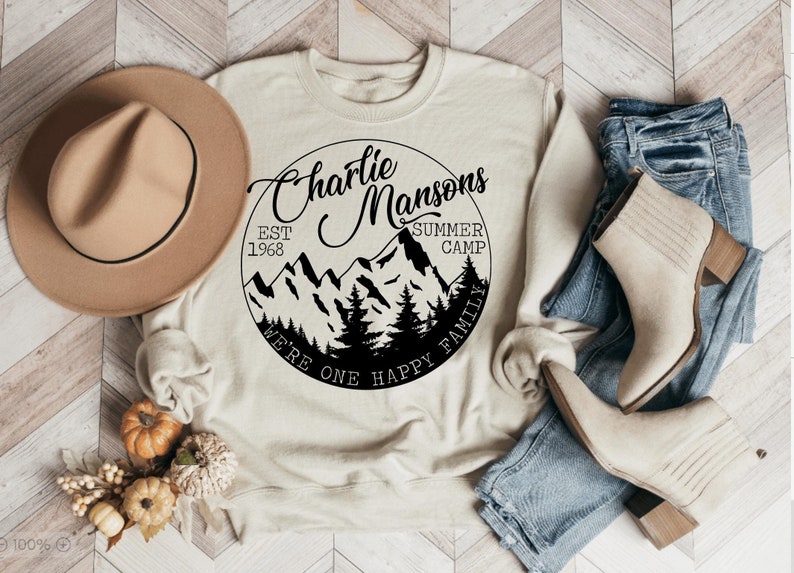 Serial Killer Charles Manson Sweater - Etsy