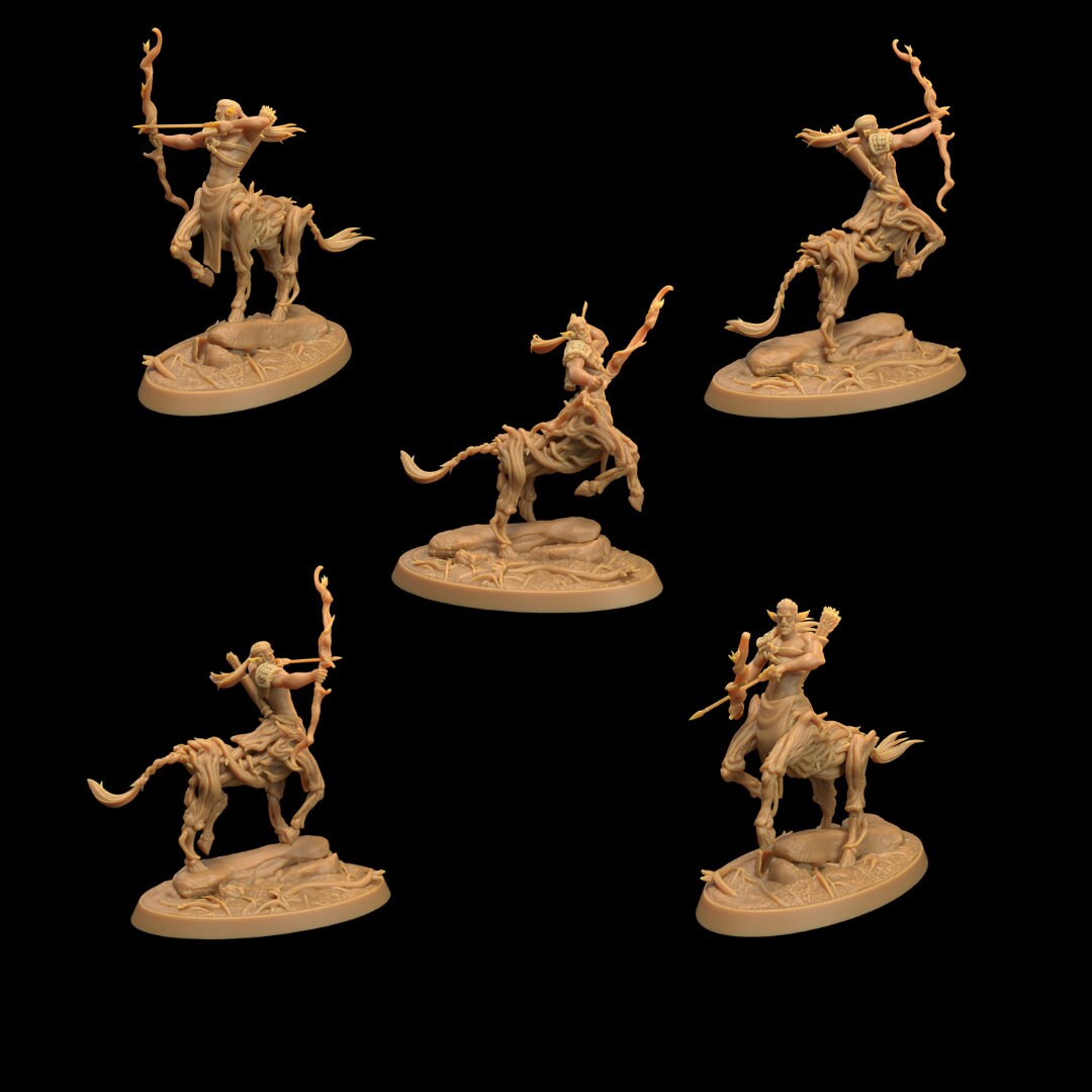 Darkwood Centaurs 32mm Scale 3D Printed Miniature Tabletop RPG - Etsy