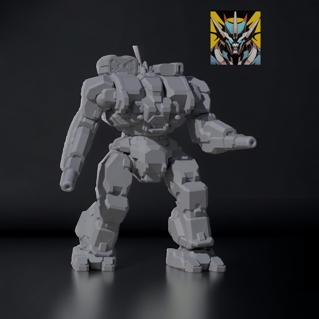 AS7-D Atlas danielle Miniature for Tabletop Wargames Standard Btech ...