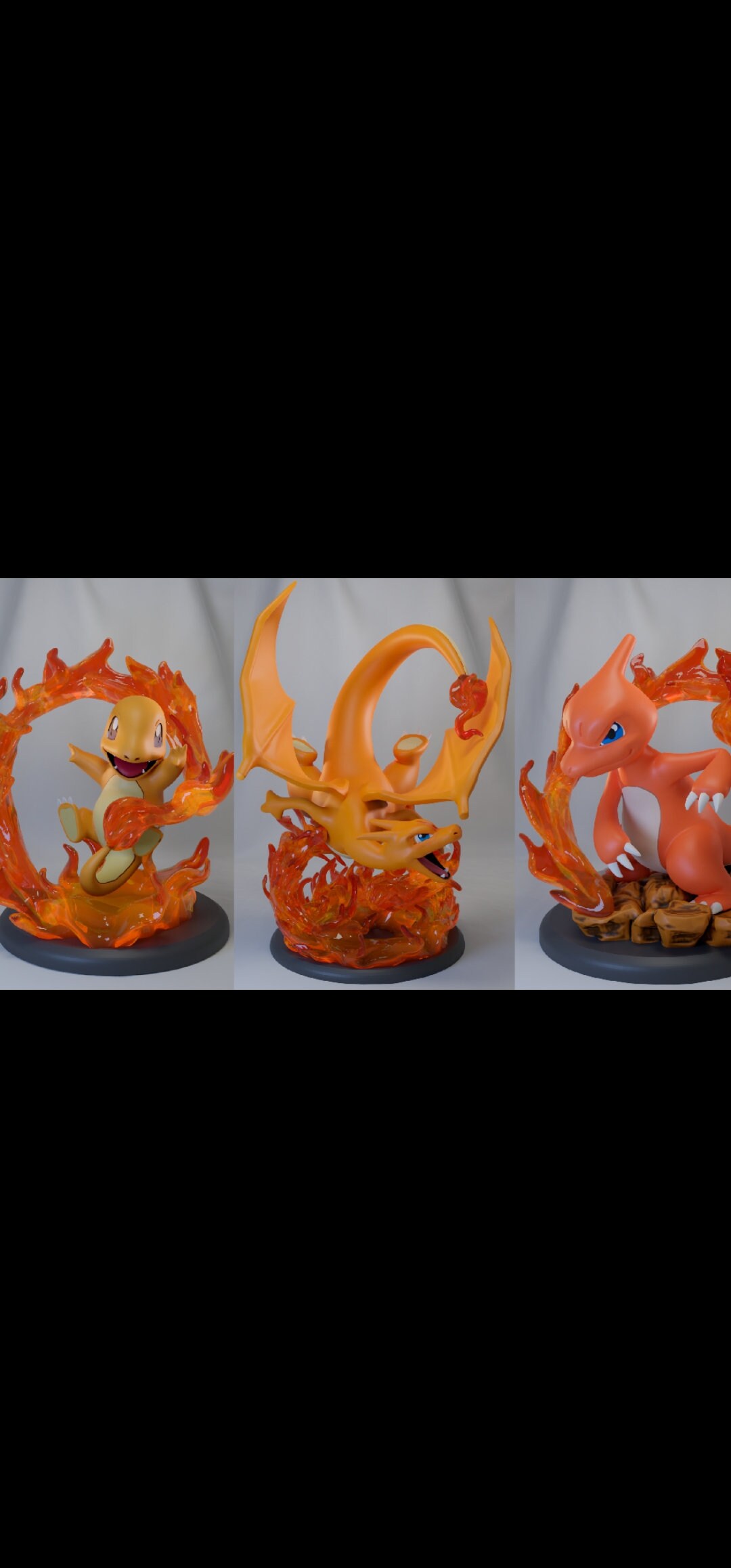 Charmander Line Miniatures With Character Card - Etsy