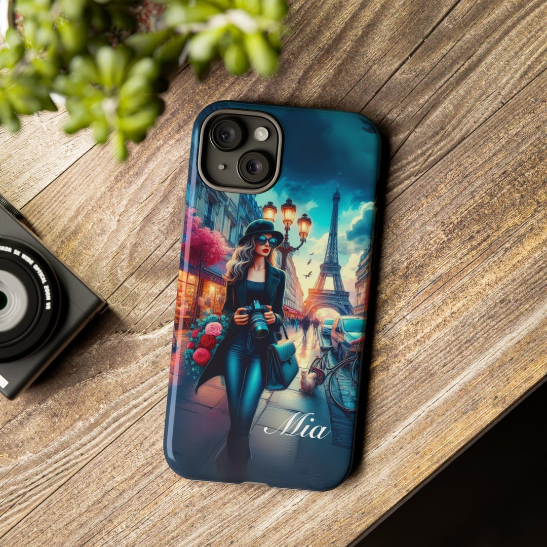 Customizable Parisian Landscape Cell Phone Cases, iPhone and Samsung ...