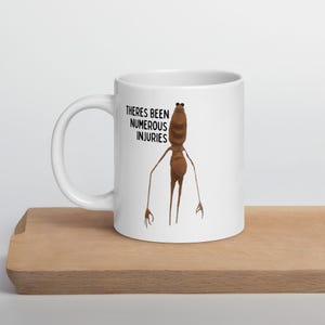 Marcus the Worm "theres Been Numerous Injuries" Mug – Surreal Worm Meme ...