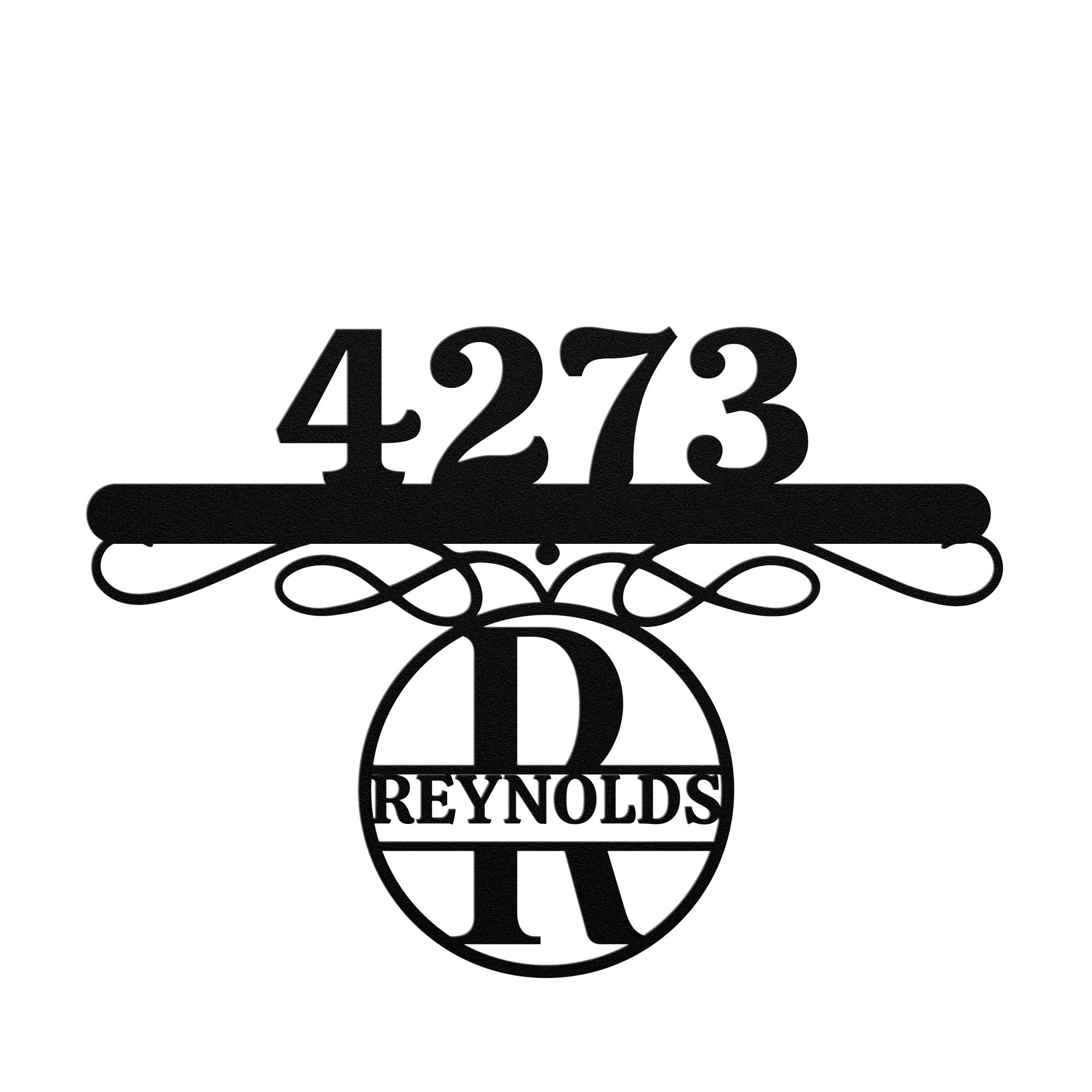 Custom Metal Address Sign for House, Metal House Number, Address Plaque ...