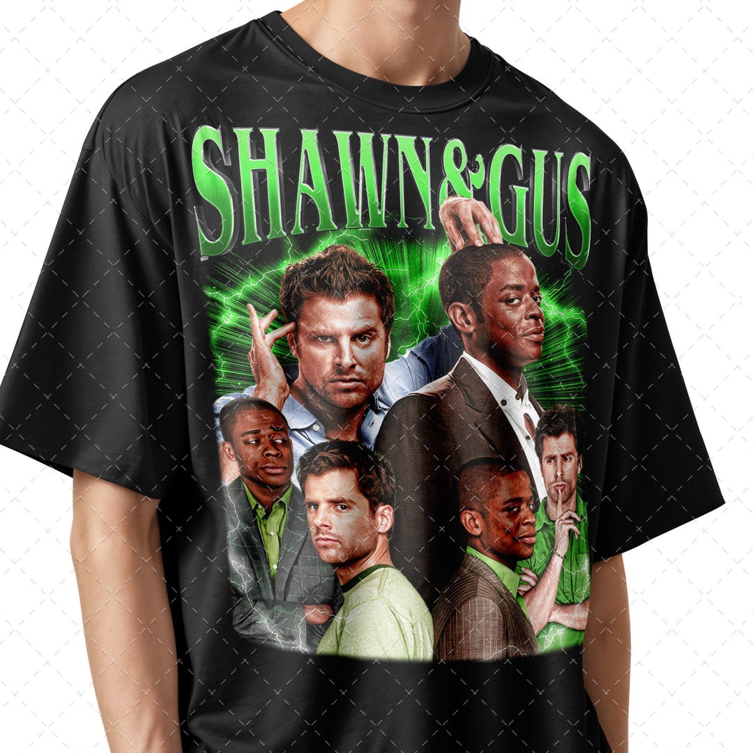 Vintage Shawn and Gus Shirt, Shawn and Gus Shirt for Fans, Psych Shirt ...