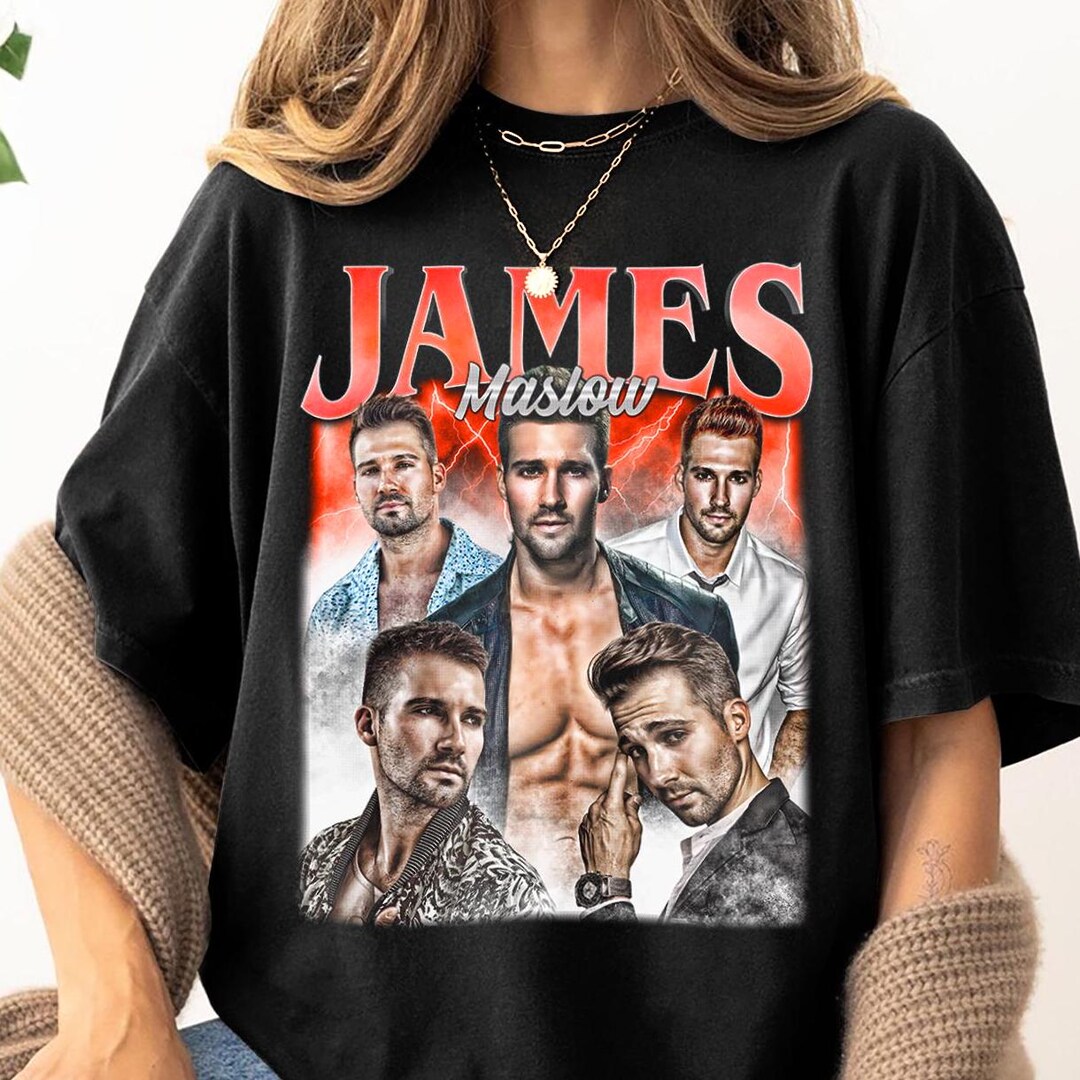 James Maslow Vintage T-shirt, Music Shirt, Gift for Woman and Man ...