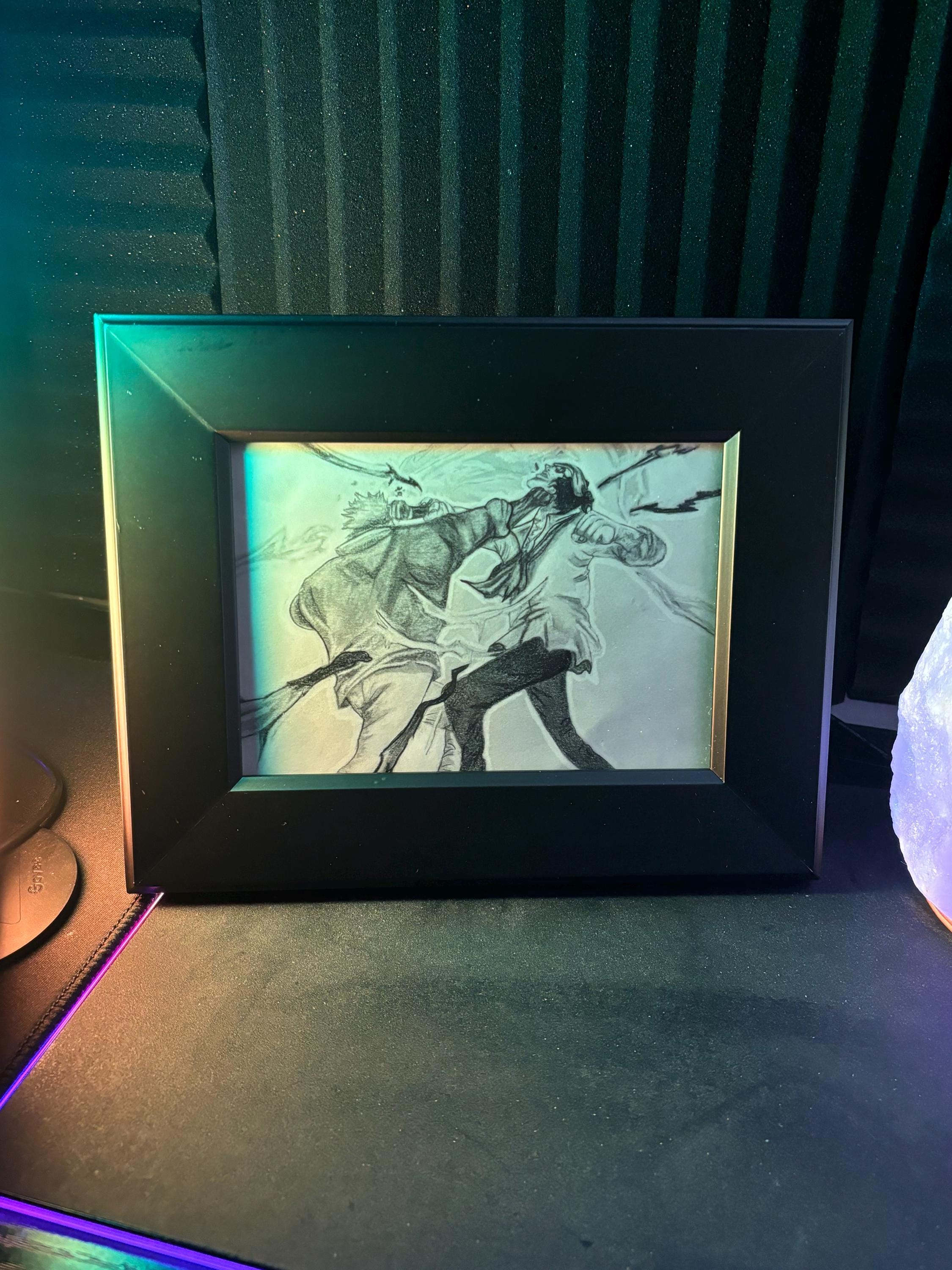 One Piece Garp Vs Kuzon aokiji Drawing - Etsy