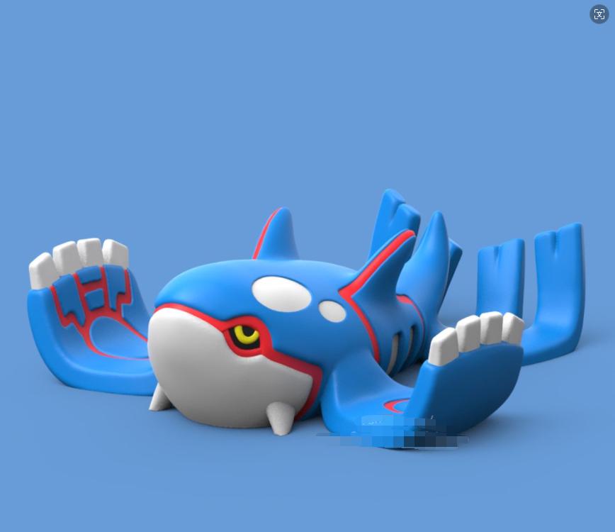 Cute Kyogre 3mf and STL Files - Etsy