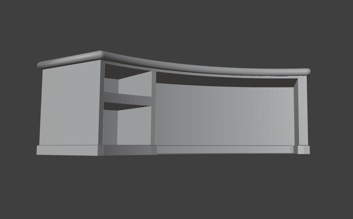 Reception Desk Mini 3D Print STL File - Etsy Canada