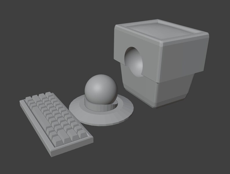 Mini PC With Keyboard 3D Print STL File - Etsy