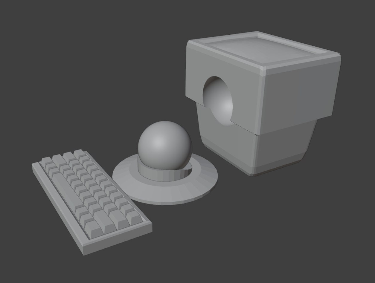 Mini PC With Keyboard 3D Print STL File - Etsy