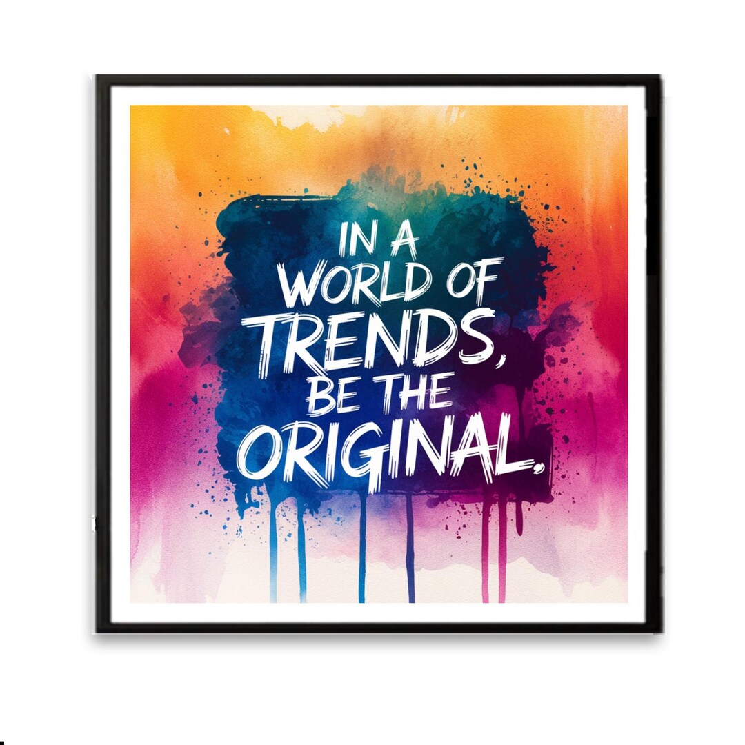 Abstract Inspirational Poster | Watercolor Quote Art | Daily ...
