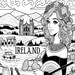50 Digital Coloring Pages of Women Around the World Adult Coloring ...