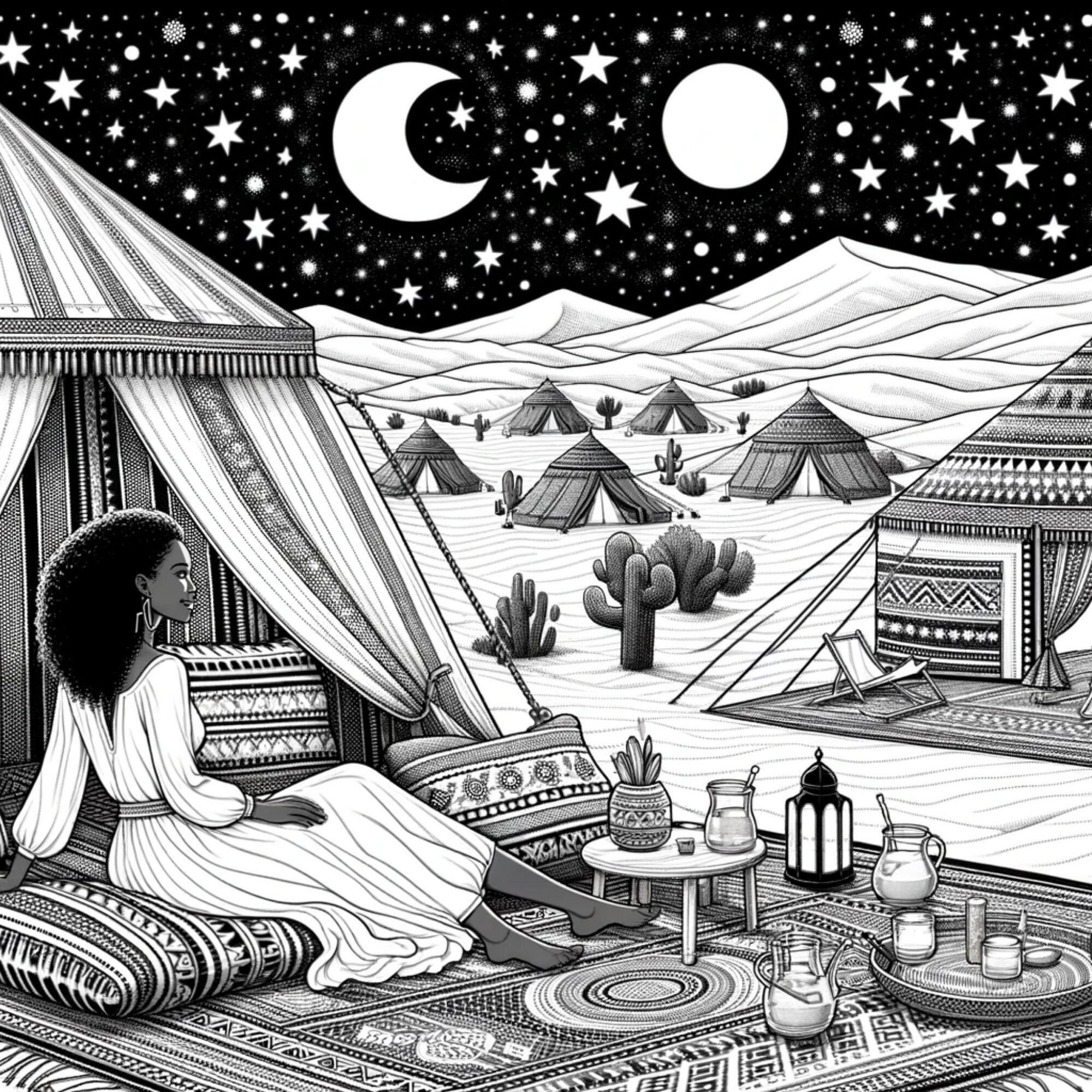 BUNDLE: 50 Beautiful Printable Digital Coloring Pages of Black Women ...