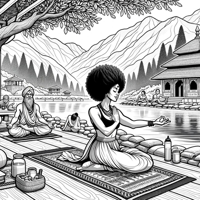 BUNDLE: 50 Beautiful Printable Digital Coloring Pages of Black Women ...