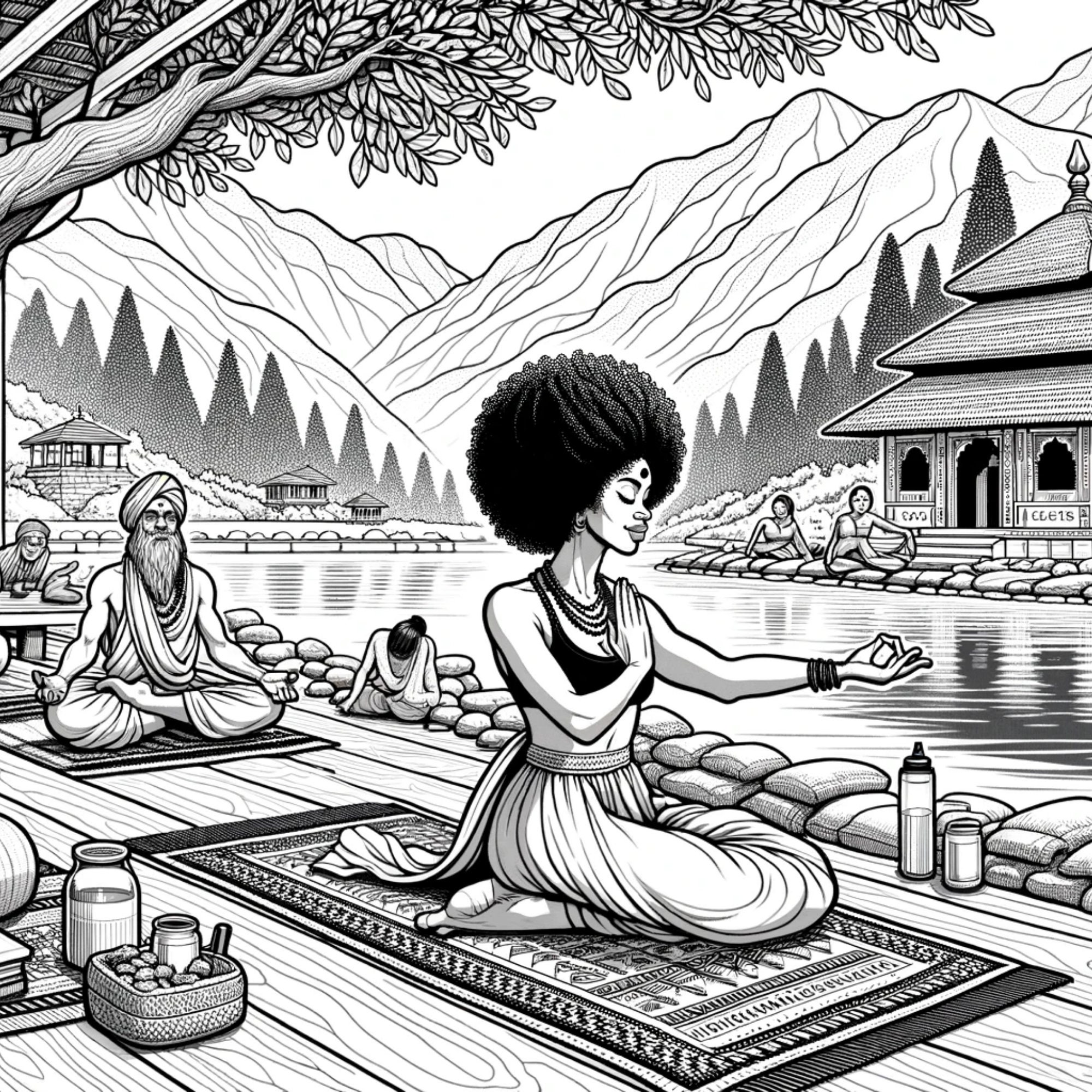 BUNDLE: 50 Beautiful Printable Digital Coloring Pages of Black Women ...