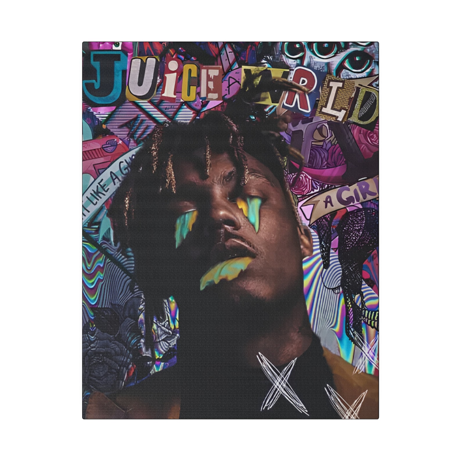 Juice WRLD Stunning Canvas Wall Art Poster - Perfect Home Decor ! - Etsy