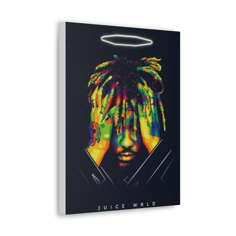 Juice Wrld 999 Art Canvas Print Wall Art - Etsy