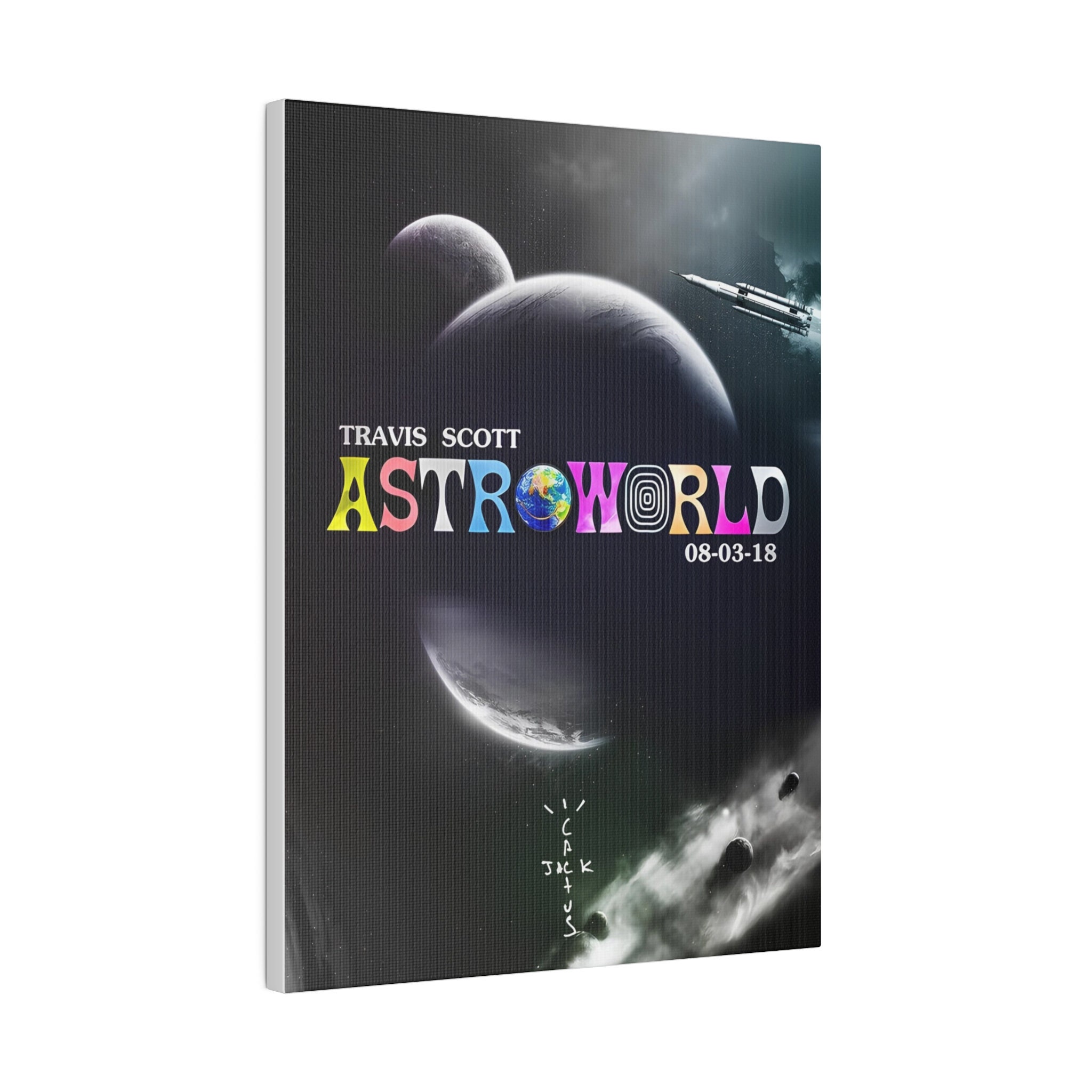 Travis Scott Astroworld - Canvas Print Wall Art Decor Ready to Hang - Etsy