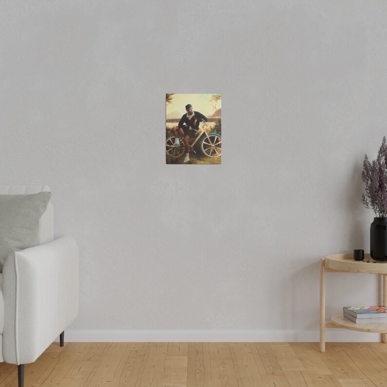 Tyler, the Creator Bicycle Canvas Art - Vibrant Hip Hop Wall Decor - Etsy