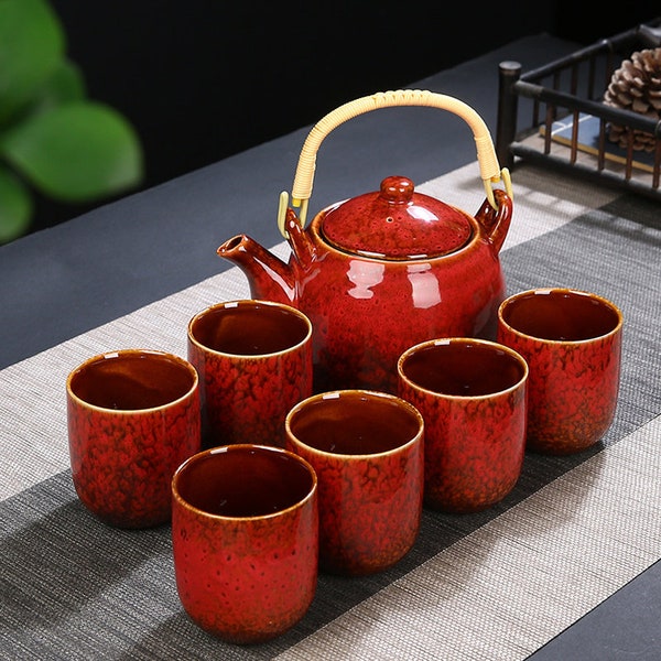 Ceramic Tea Set - Etsy