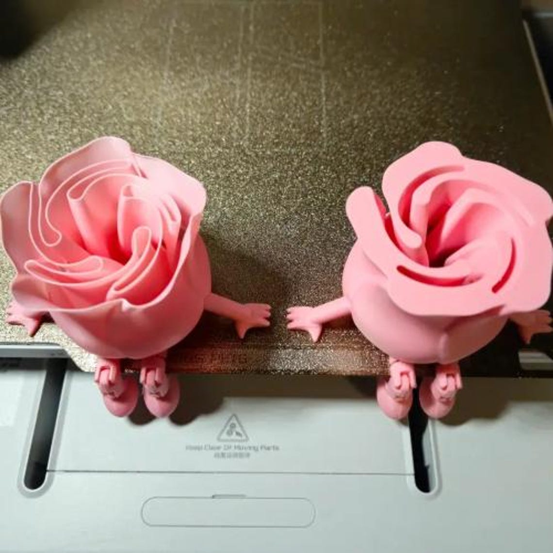 Rose Pink Articulated Friend STL File for 3D Printing,rose for 3D ...