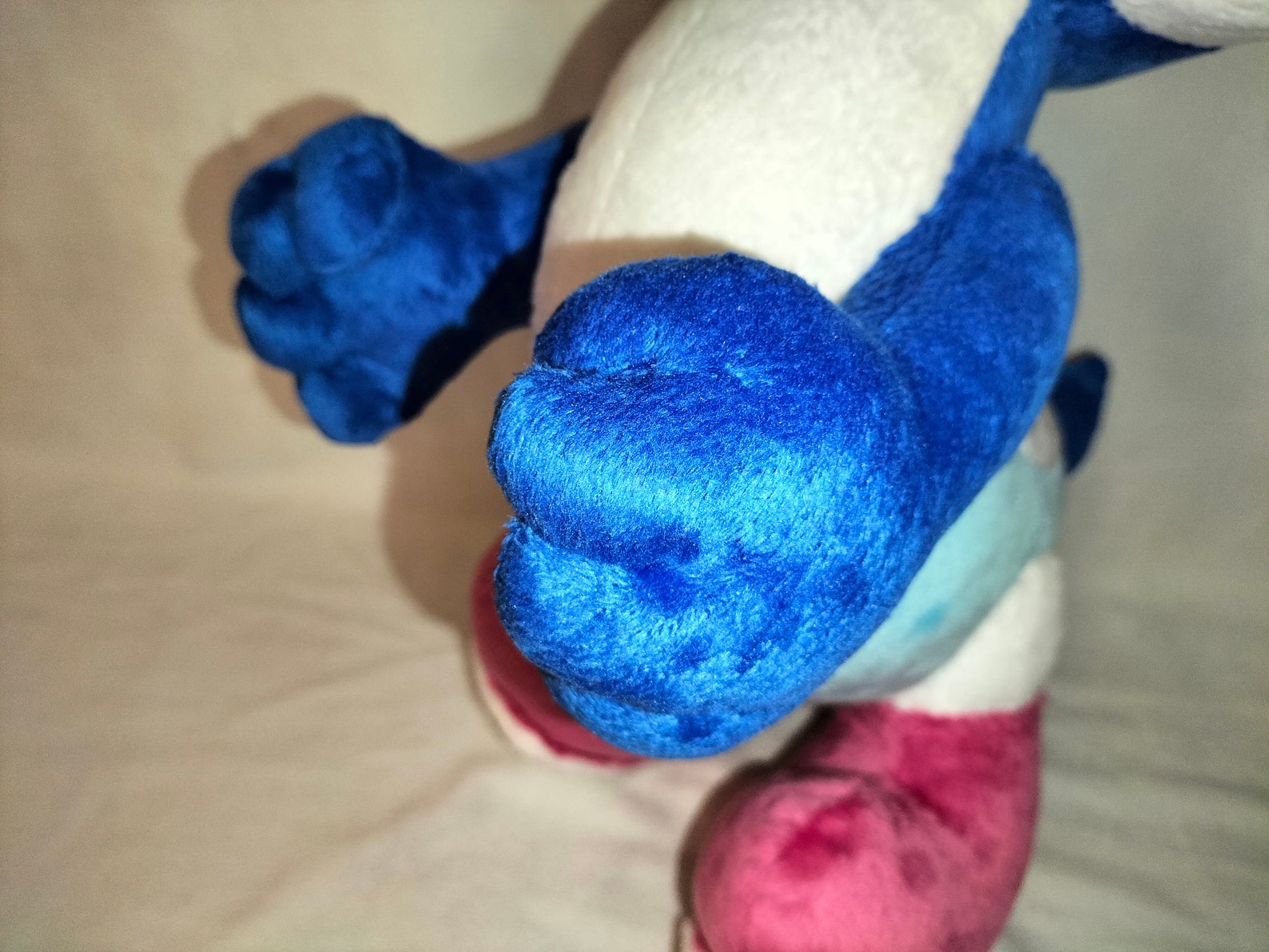 Custom Plush Toy Inspired by Yoshi From Paper Mario, 40cm handmade - Etsy