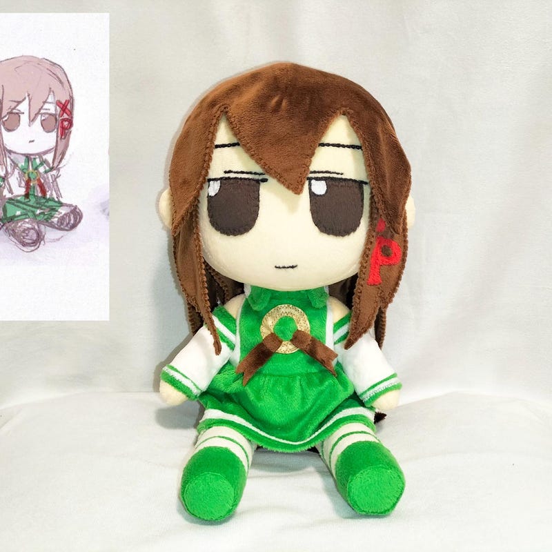 Anime Girl Plush - Etsy